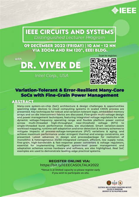 Variation Tolerant And Error Resilient Many Core Socs With Fine Grain Power Management Up