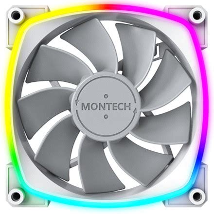 Jual MONTECH RX120 PWM ARGB WHITE SINGLE PACK 120MM FAN CASE CASING Shopee Indonesia