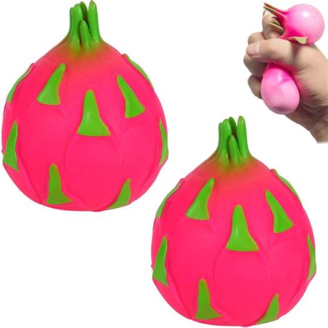 2026 Dragon Fruit Squishy Giant Dragonfruit Squishy Jumbo For Adults