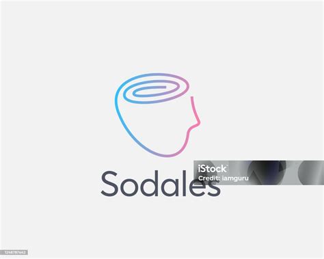 인간의 머리 뇌 나선형 벡터 유형입니다 Dumbass 강박 관념 롤 화장지 아이콘 디자인 현대 그라데이션 그림 머리에 대한 스톡 벡터 아트 및 기타 이미지 Istock