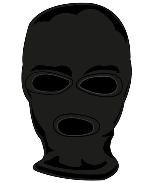 Premium Vector Mask On Person Blackenning Balaclava Type Frontal
