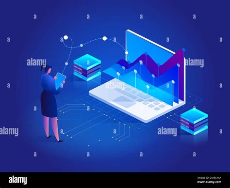 Vector Isometric Concept Of Data Analysis Network Mainframe