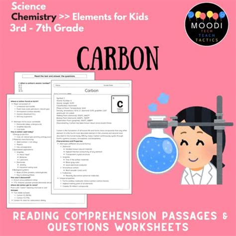 Carbon Reading Comprehension Passages And Questions Worksheets Tpt