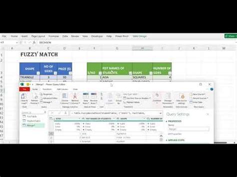 Fuzzy Matching Using Microsoft Power Query - YouTube