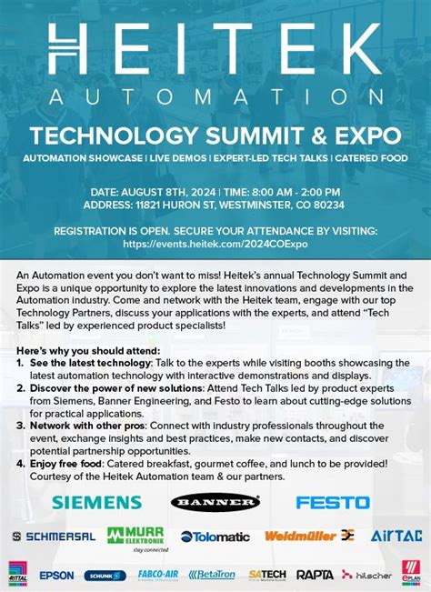 heitek automation on linkedin are you registered come and explore the