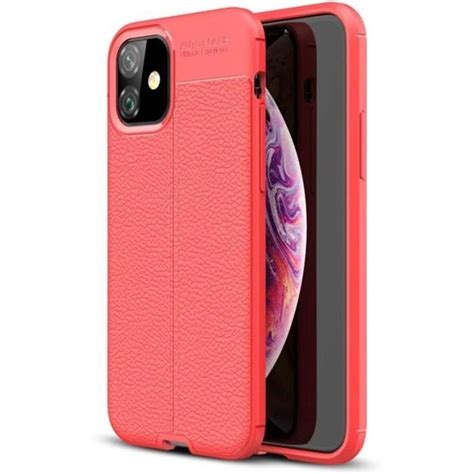 Coque Pour Iphone Coque Silicone Effet Cuir Antichoc Case Cover Anti Choc Ultra Slim