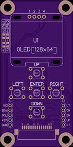 Custom OLED And Push Button User Interface PCB Share Project PCBWay