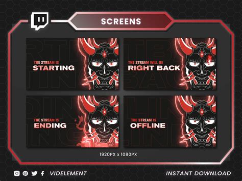 Stream Overlay Stream Overlay Package Twitch Stream Overlay Stream Overlay Animated Stream