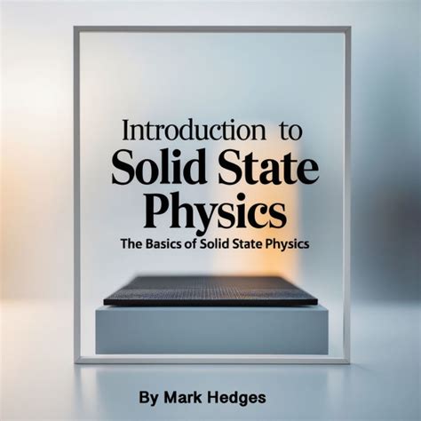 Introduction To Solid State Physics The Basics Of Solid State Physics