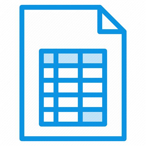 Document Table Excel Icon Download On Iconfinder