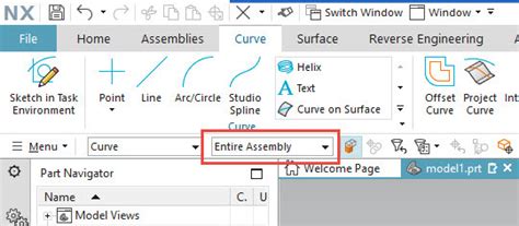 Selecting The Section Curves Not Selecting All