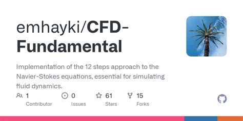 Github Emhaykicfd Fundamental Implementation Of The 12 Steps Approach To The Navier Stokes
