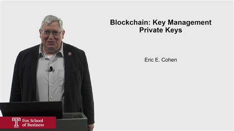 Blockchain Key Management Private Keys Video Vault