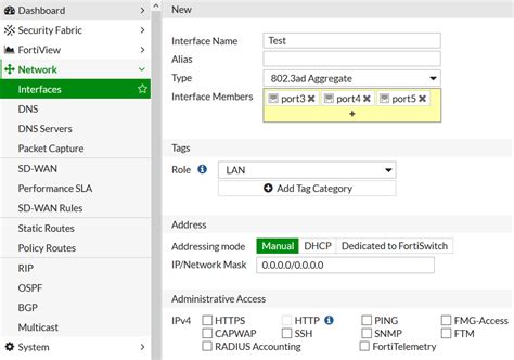 Fortigate Üzerinde Lacp Konfigurasyonu