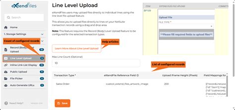 Configure Line Level File Upload In Extendfiles Extendknowledge