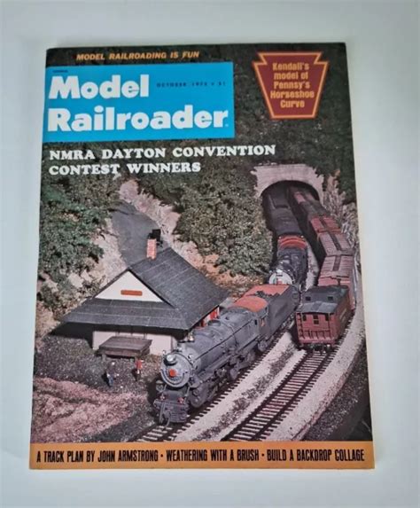 model railroader magazine october 1975 £11 83 picclick uk