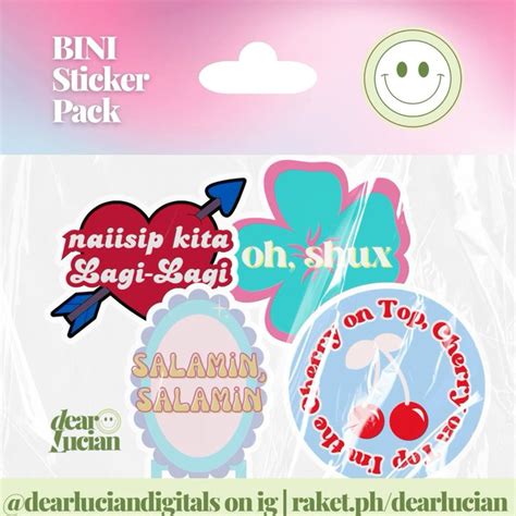 Bini Stickers Freebie Sticker Design Birthday Cake Topper