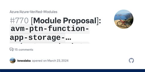 Module Proposal `avm Ptn Function App Storage Private Endpoints