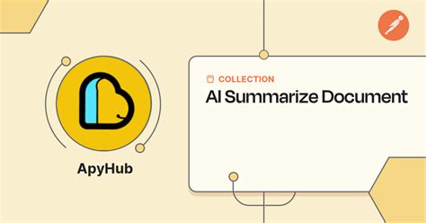 Ai Summarize Document Documentation Postman Api Network