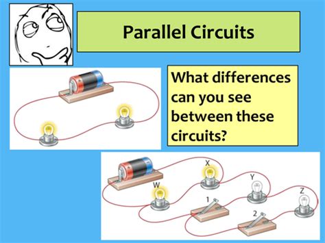 Series And Parallel Circuits Lesson Teaching Resources