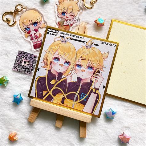 Shikishi Kagamine Rin And Len Vocaloid Shopee Philippines