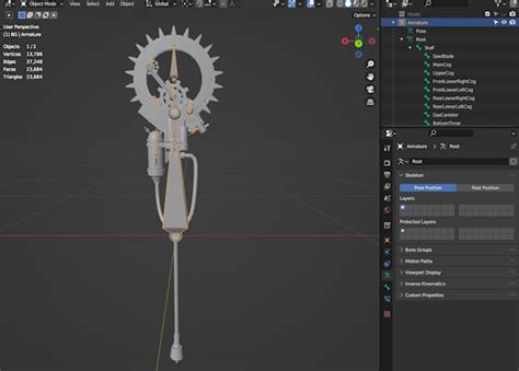 Model A Skeleton Or 3d Animation For Your Weapons In Blender By Newlivingphoto Fiverr