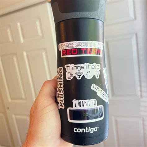 Cybersecurity Sticker Decals For Hacker Laptop Decal Red Team Cybersec Assorted Sticker Pack