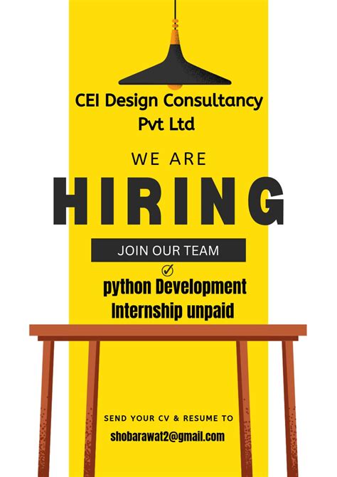 Soumya Rawat On Linkedin Python Development Internship Why Choose Cei Design Consultancy