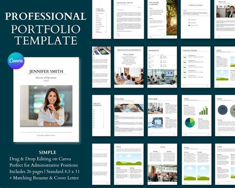 professional portfolio template professional resume professional