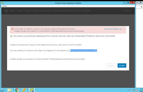 Vcsa Vcenter Server Appliance Error Virtualization Spiceworks Community