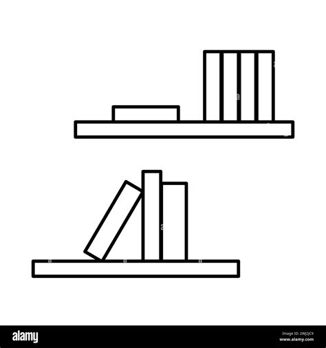 Book Spines On A Bookshelf In Flat Style Stack Of Books And Magazines Home Library Vector