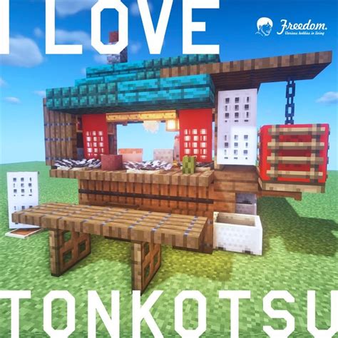 Minecraft Japanese Ramen Stall Tutorial Minecraft Houses Minecraft