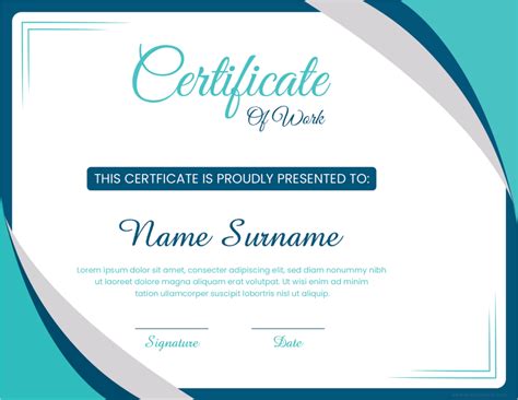 20 Work Completion Certificate Templates For Word Edit 20 Work Completion Certificate Templates For Word Edit