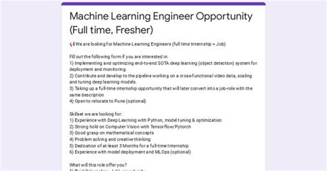 the machine learning company on linkedin machine learning engineer