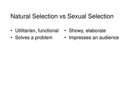 Ppt Sexual Selection I Powerpoint Presentation Free Download Id