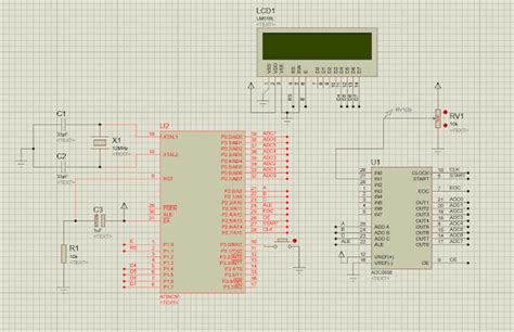 Building Automation System Using Temperature Sensor And Gas Sensor Simulation In Proteus