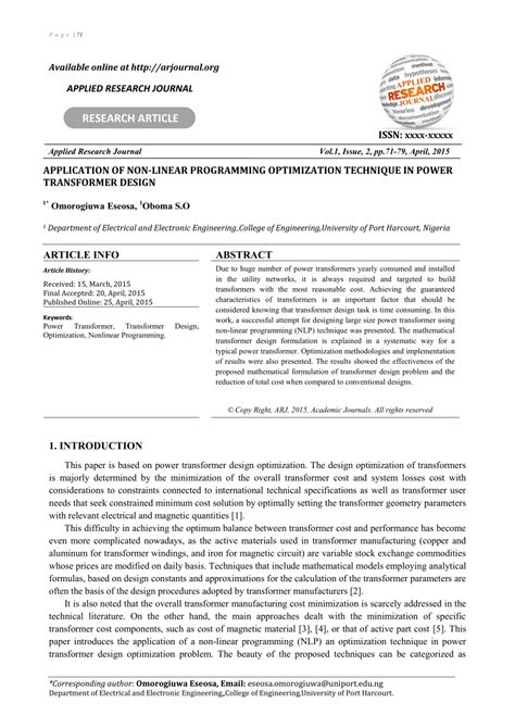 Pdf A Review Of Intelligent Based Optimization Techniques In Power