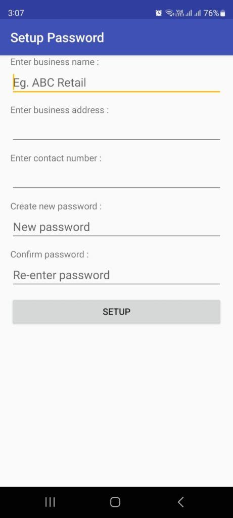 android app free gst billing app in android using java with source code