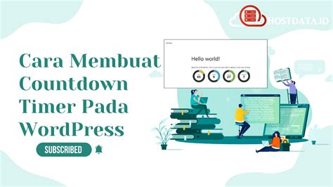 Cara Membuat Countdown Timer Pada Wordpress Hostdataid