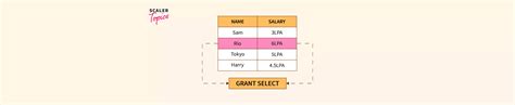 GRANT Command In SQL Scaler Topics