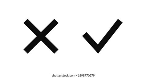 Vector Flat Check Mark Icons Long Stock Vector Royalty Free Shutterstock