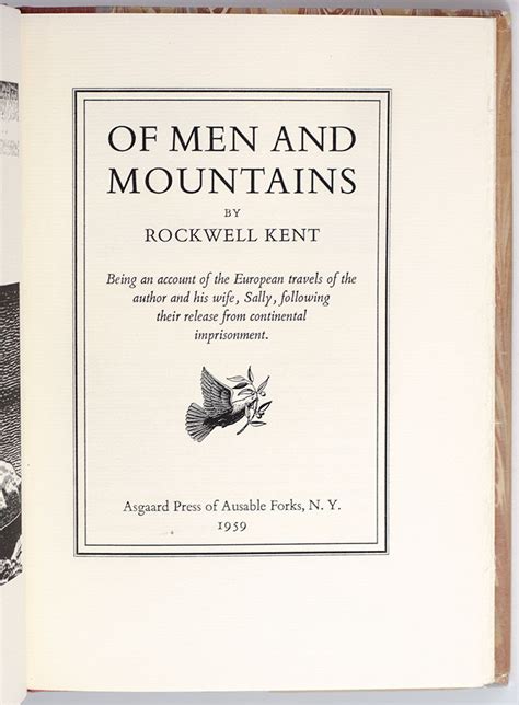 Of Men And Mountains Raptis Rare Books Fine Rare And Antiquarian