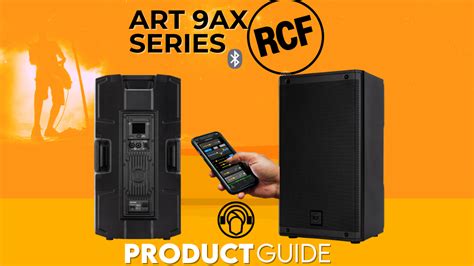 RCF ART9 AX Bluetooth PA Speakers