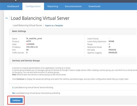 Create A Backup Load Balancing Virtual Server Using Citrix Netscaler