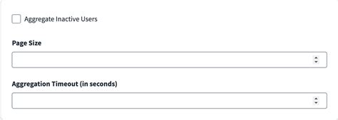 Aggregation Settings