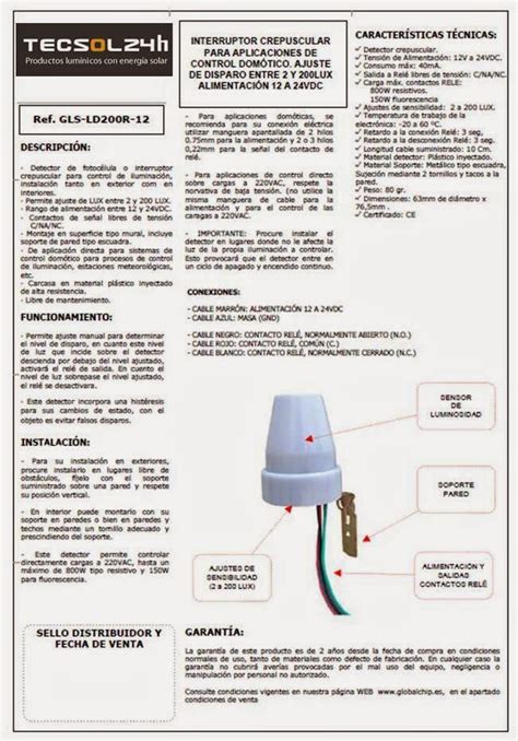 Como instalar un sensor fotoelectrico también llamado sensor crepuscular sensor dia noche a