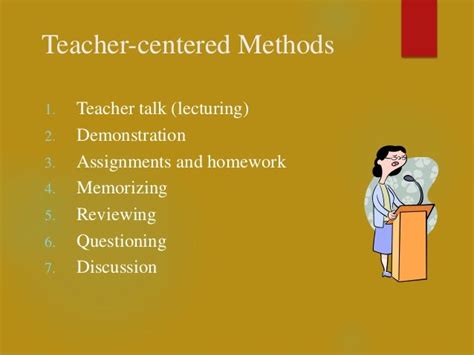Teacher Centered Instructional Methodsstrategies