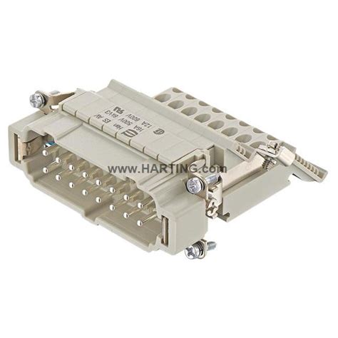 Harting Inserto Conector De Bloco De Terminais Terminal Mola