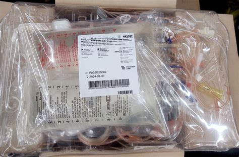 New Fresenius 4r2352 Amicus Double Needle Advanced Kit With Platelet Additive Solution Connector