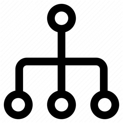 Hierarchy Network Organization Organizational Structure Icon